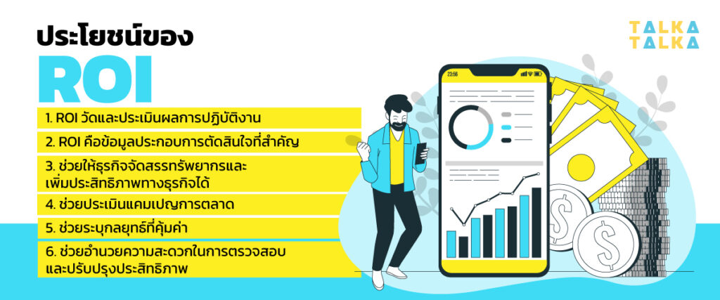 ROI คืออะไร? พร้อมส่องกลยุทธ์ที่คุ้มทุน เพื่อผลตอบแทนสูงสุด | TalkaTalka