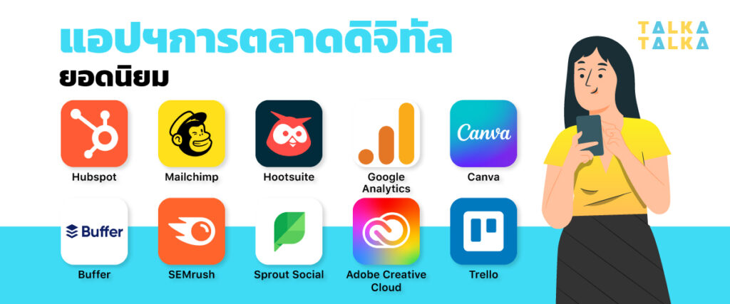 พลังแห่ง แอปพลิเคชัน การตลาดดิจิทัล สู่ความสำเร็จที่เหนือชั้น! | TalkaTalka
